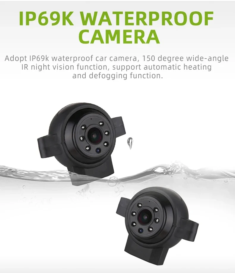360 Degree Bus 3D Bird View System - Waterproof Security Camera