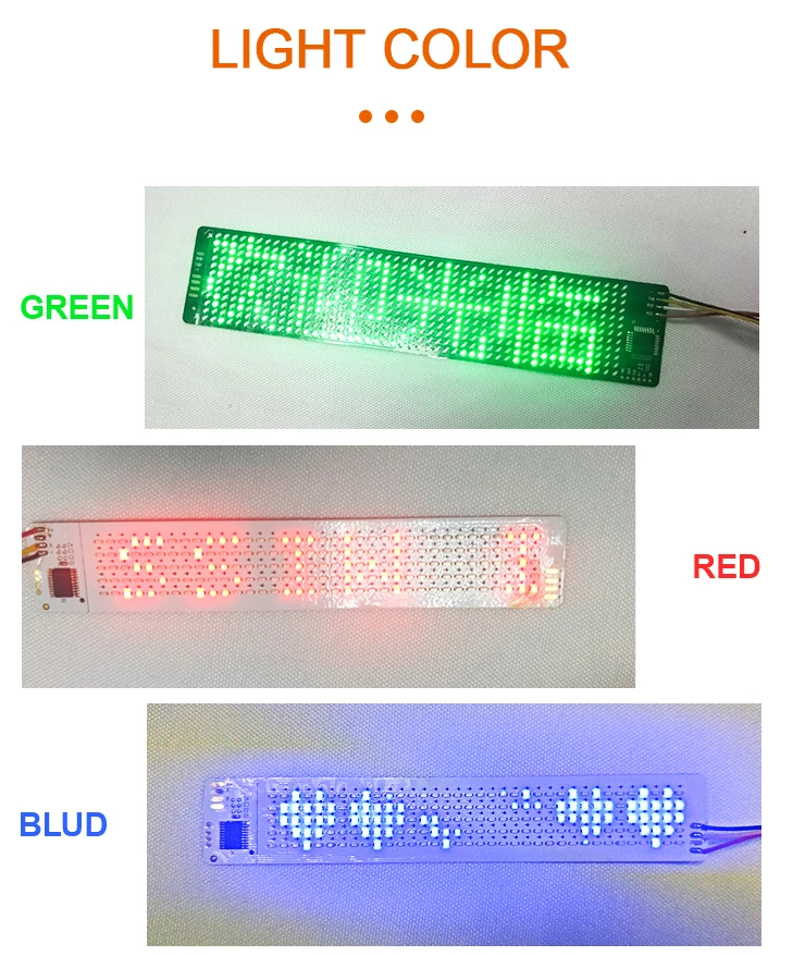 Mini LED Flexible Display Screen - APP Edit & Battery Chargeable