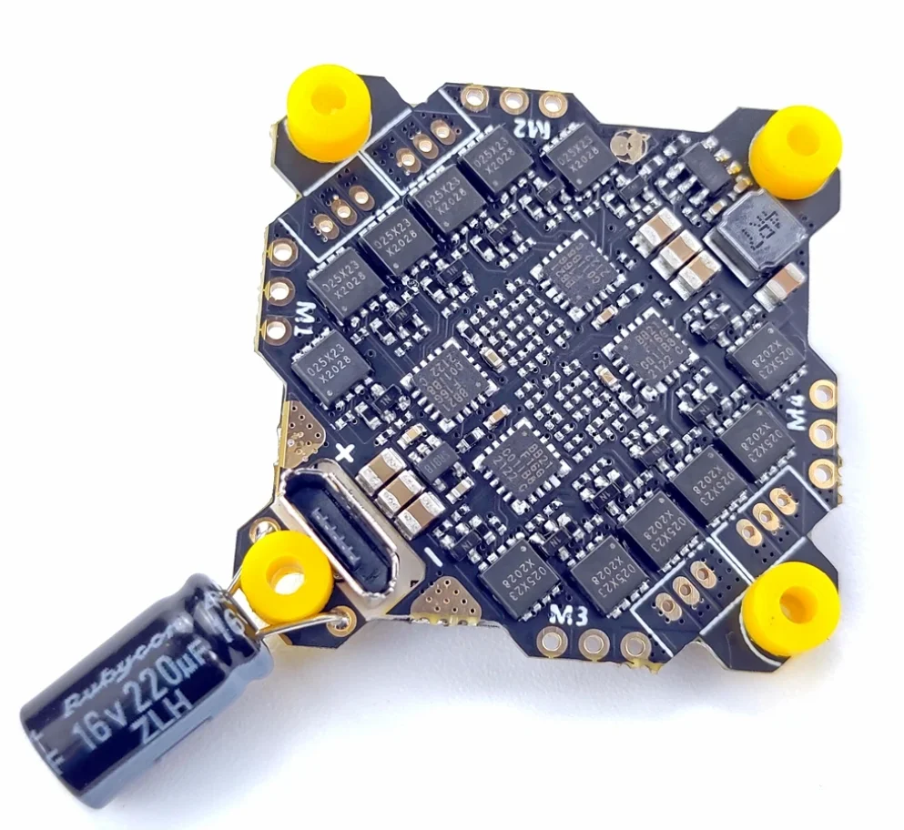 Contrôleur De Vol Darwinfpv Expresslrs Elrs Aio F4 Fc Fpv Bluejay 2.4g ...