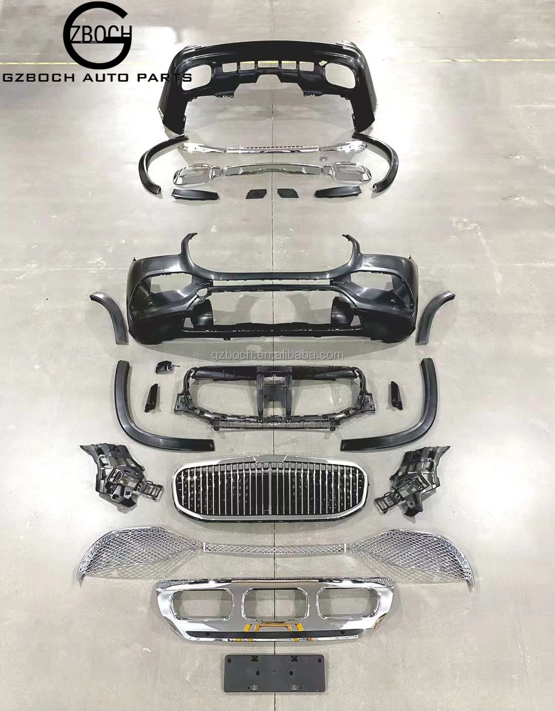 Wholesale Car Bumper For Mercedes Benz X167 Gls Upgrade Maybach Body ...
