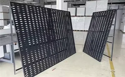 Villa Gate Yard Perforated Metal Fence Isolation Fence Aluminum ...