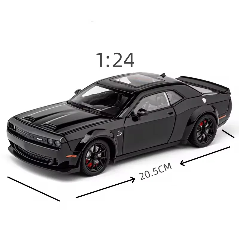 Diecast alloy model car 1:24 Dodge Challenger Charger SRT alloy car ...