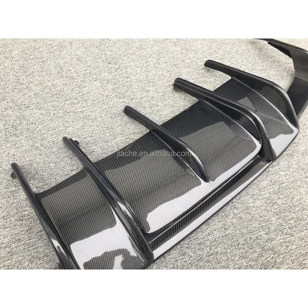 JMCARCOOL Carbon Fiber Rear Bumper Lip Spoiler for Mercedes Benz CLS ...