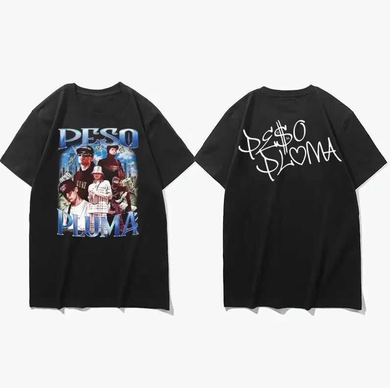 New Design Trend Singer Peso Pluma T Shirts Custom Logo Peso Pluma ...