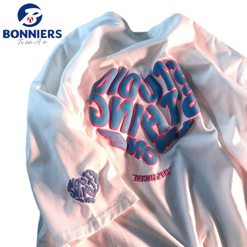 Oem 3d Printed T Shirt Custom Logo Oversized Tshirt Manufacturer High ...