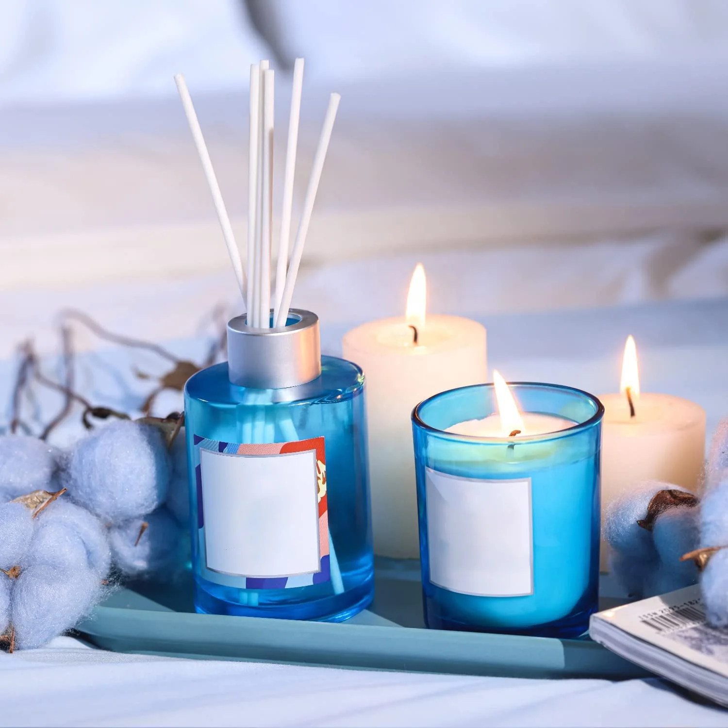 Long-lasting Alcohol-free Fragrance Oils Luxury Eyfel Reed Diffuser ...