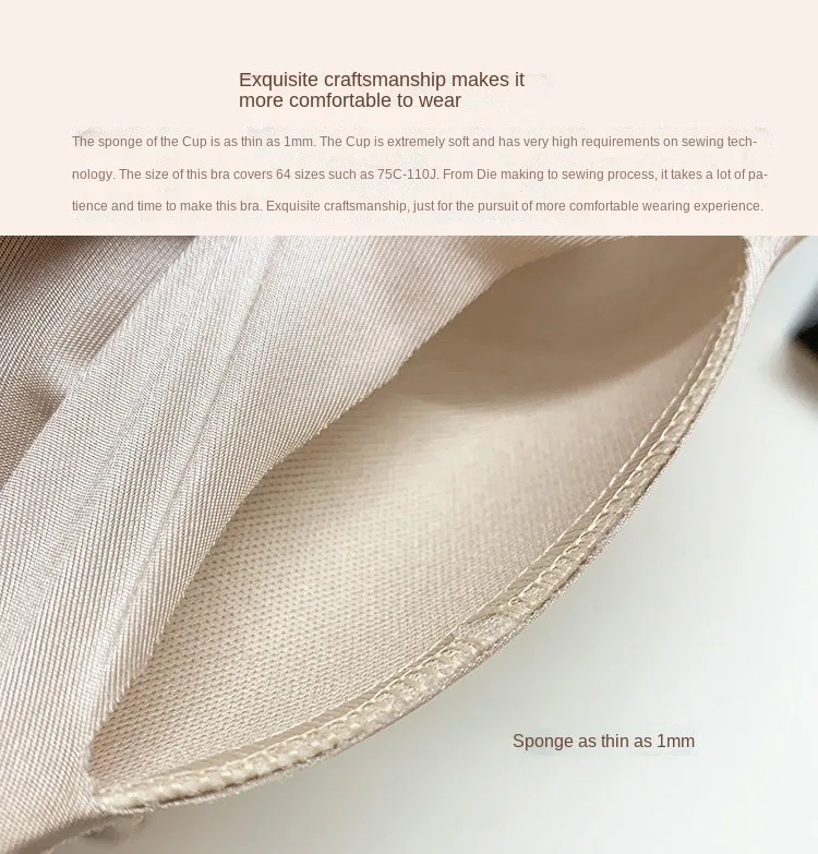 Odmoem Sujetador Reductor De Talla Grande Soutien Gorge Ultra Thin Full Coverage Cup Plus Size