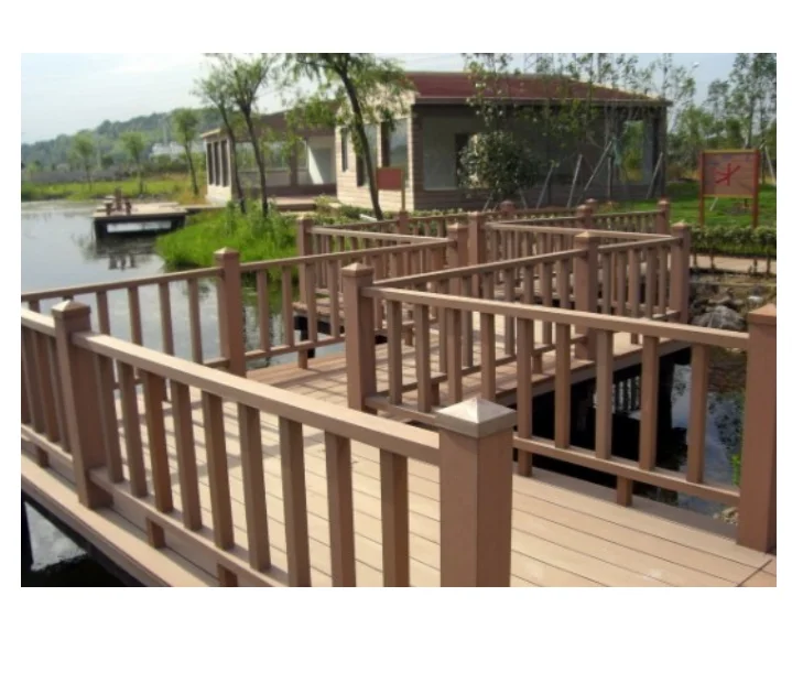 Low-maintenance Wpc Stair Railing: Outdoor Plastic Composite Balustrade ...