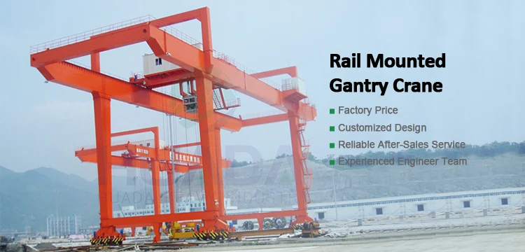 30 Ton Autopropelled Single Girder Rail Mounted Gantry Crane - Buy Rail ...