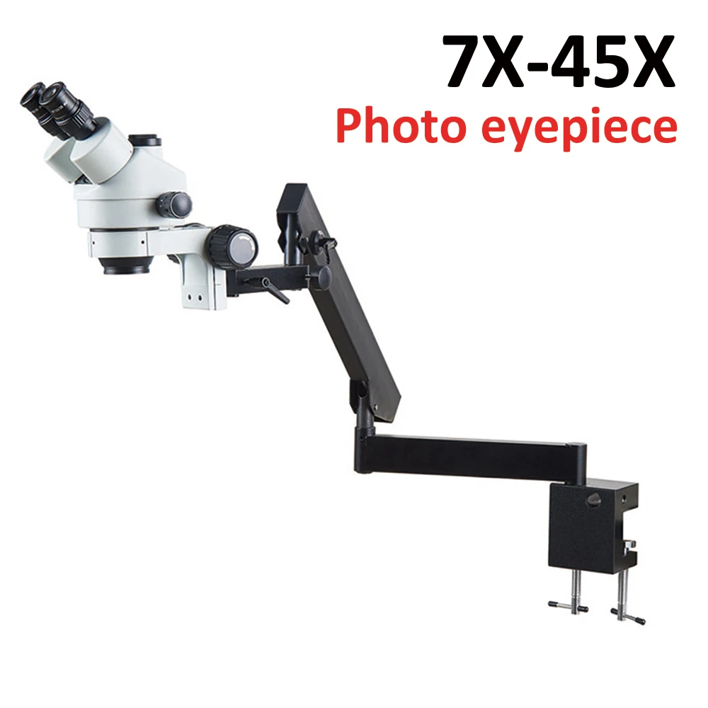 7X-45X Zooming Microscope - Perfect for Lab and Jewelry Repair
