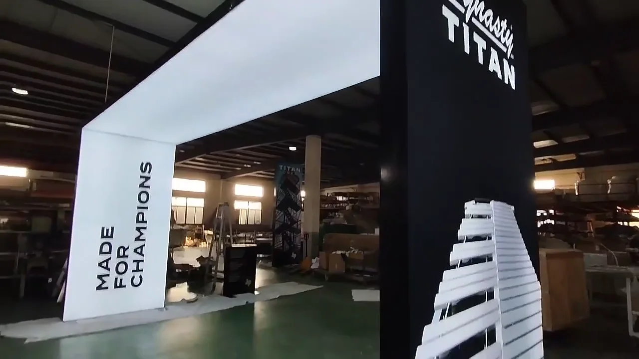 Trade Show Expo Advertising Arch-type Exhibition Show Banners Booth ...