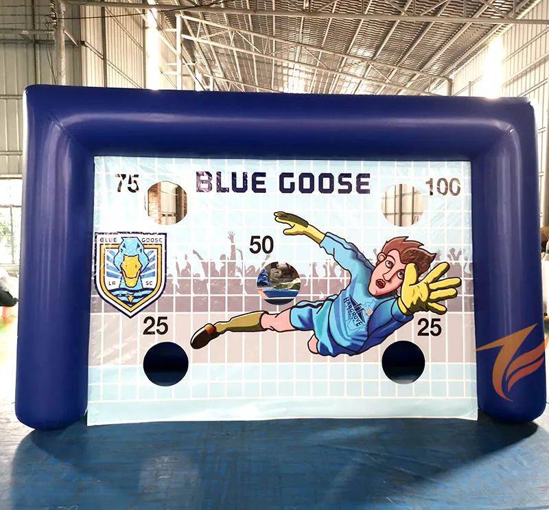 Air Sealed Inflatable Soccer Shoot Goal Target Carnival Game - Buy ...