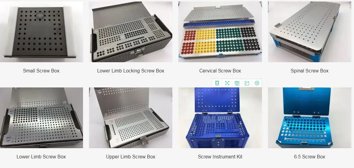 Medical Equipment Surgical Autoclave Stainless Steel Sterile Tray Sterilizer Container ...