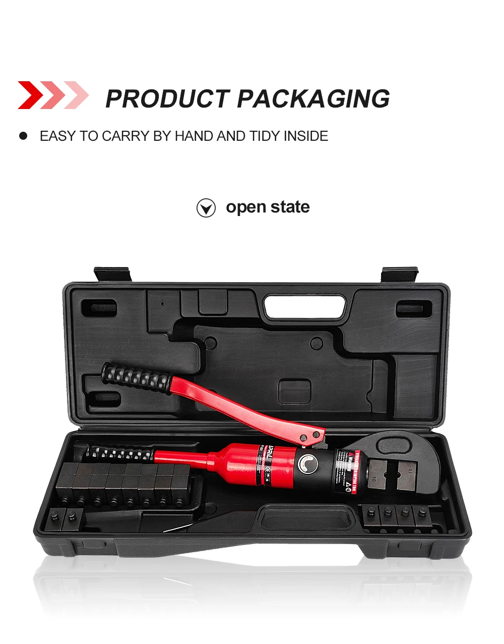 Hydraulic Cable Lug Crimper Crimping Plier Tool Compression Tool HP-300 ...