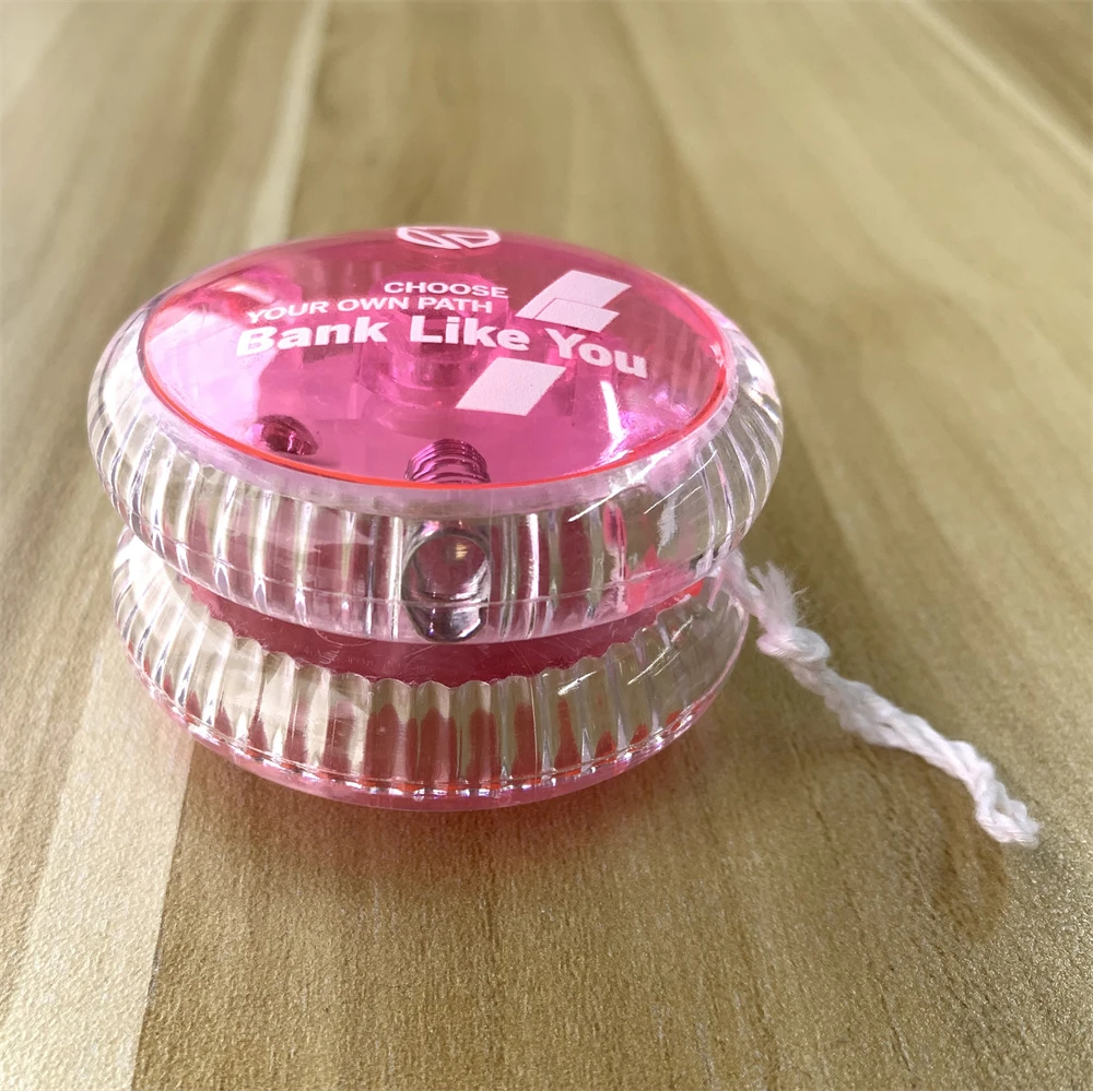 Custom Design Uv Printing Plastic Transparent Pink Blue Bearing ...