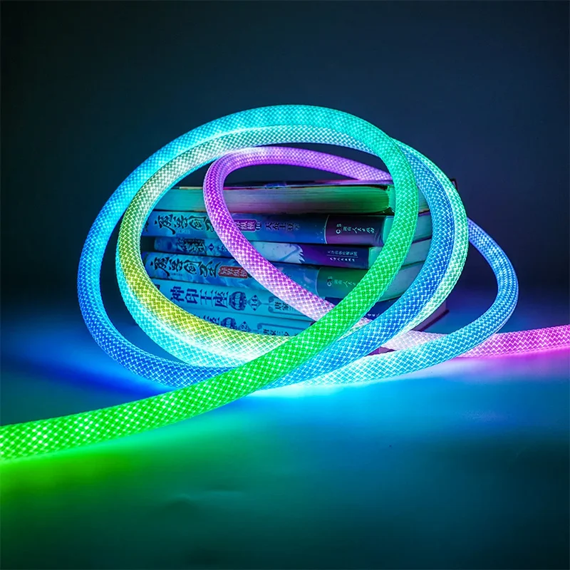 360 Degree Led Rope Strip Silicon Tube Waterproof Ip65 Round Led Neon ...
