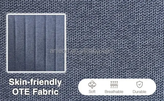 Luxury Modern Gold Metal Legs Ote Fabric Desk Chair No Wheels Armchair ...