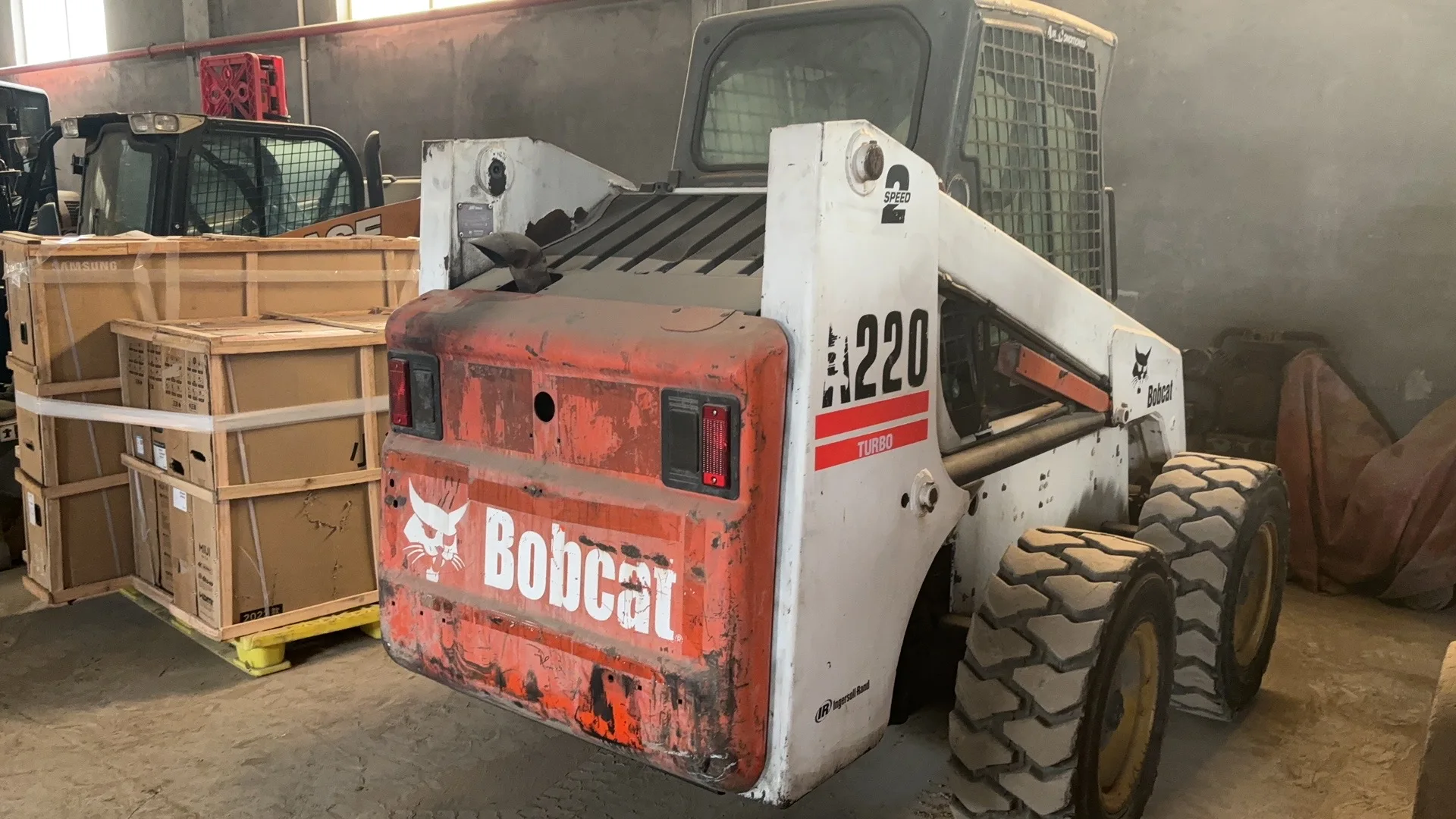 Origin Usa Used Bobcat Skid Steer Loader A220 Mini Bobcat Loader In ...
