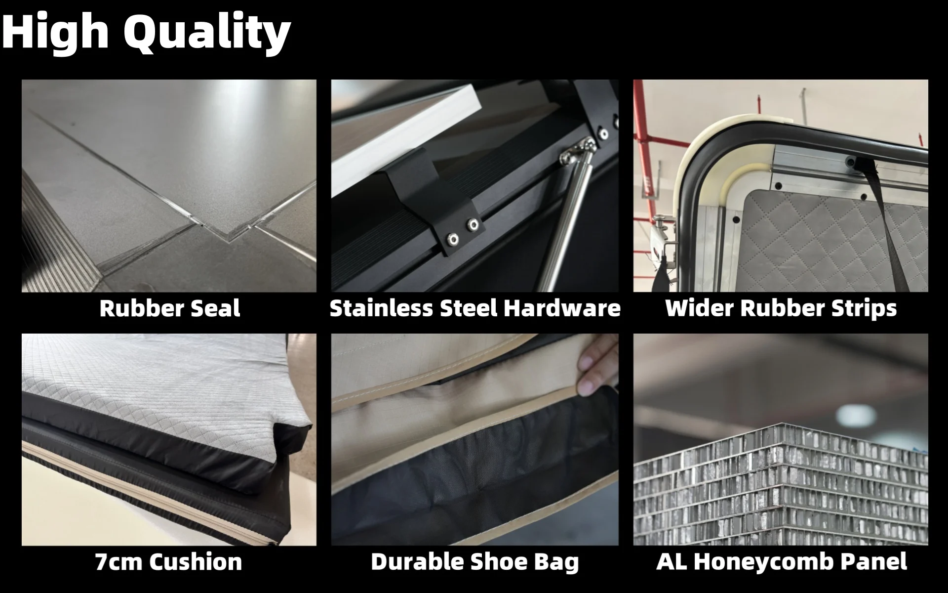 Aluminum 4 Person Rooftop Tent - Durable & Waterproof