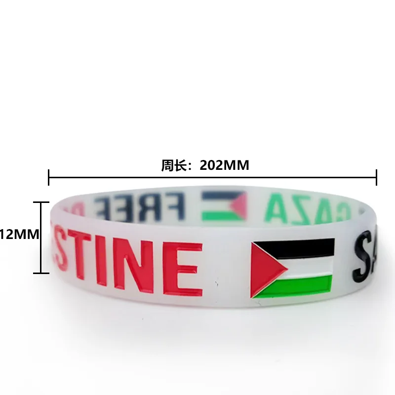 Custom Logo Design Wholesale Country Flag Free Palestine Bracelet,Save ...