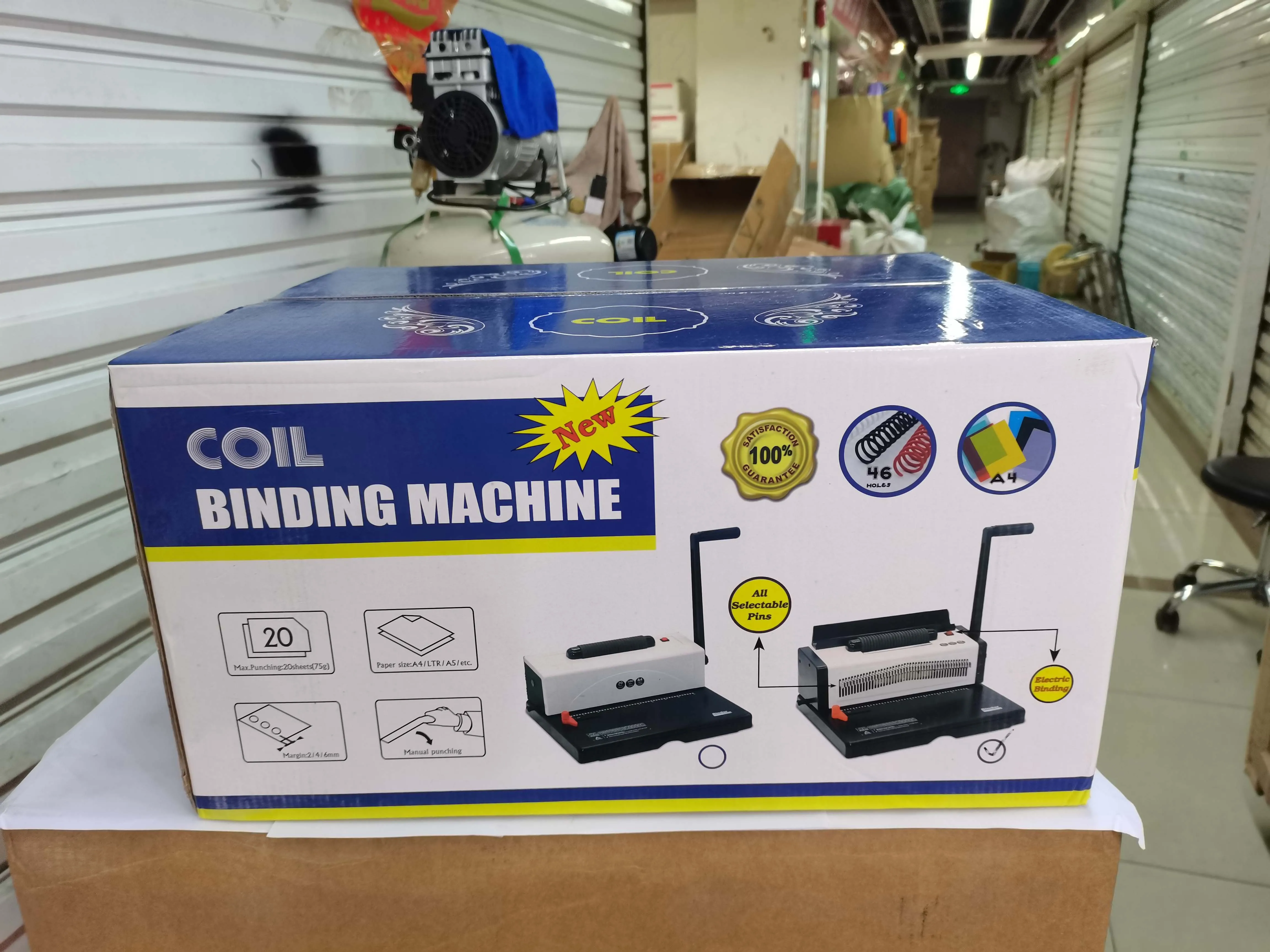 Tongo C9028a Electric Coil Spiral Binding Machine Book Binding Machine ...