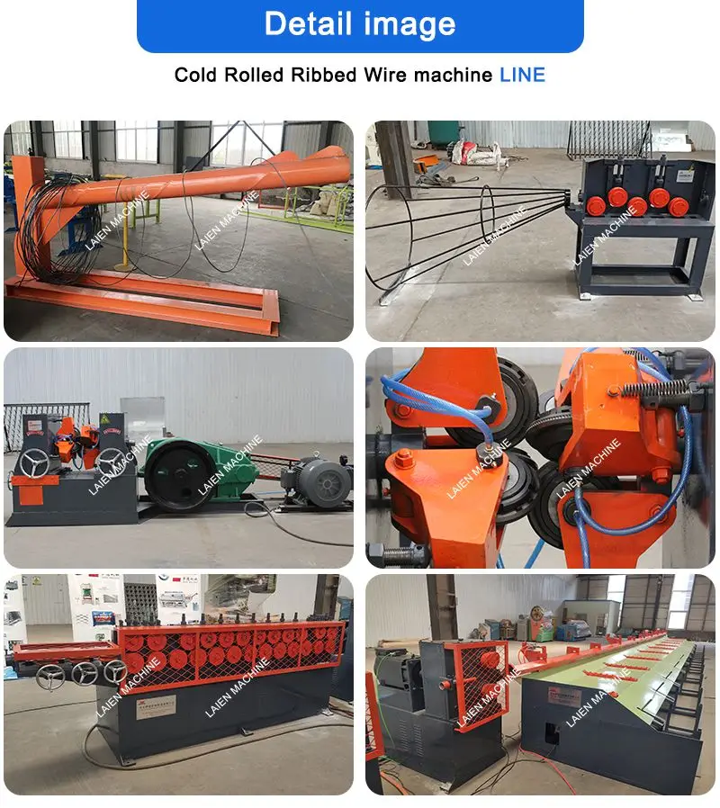 High Speed Cold Rolling Ribbed Wire Making Production Line 2 Side ...