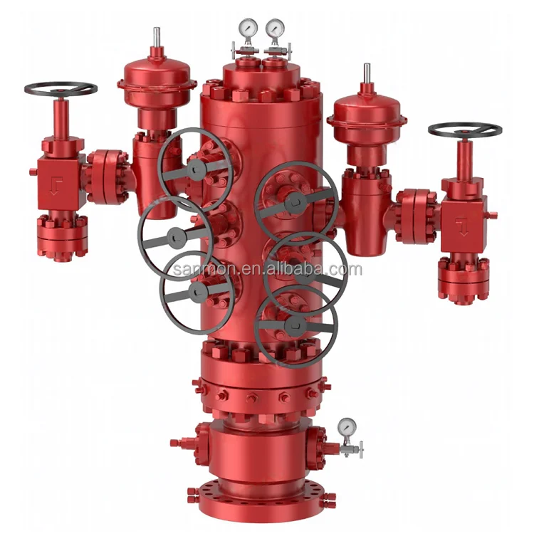 Customized API 6A Wellhead Four Way Tubing Head for Sale