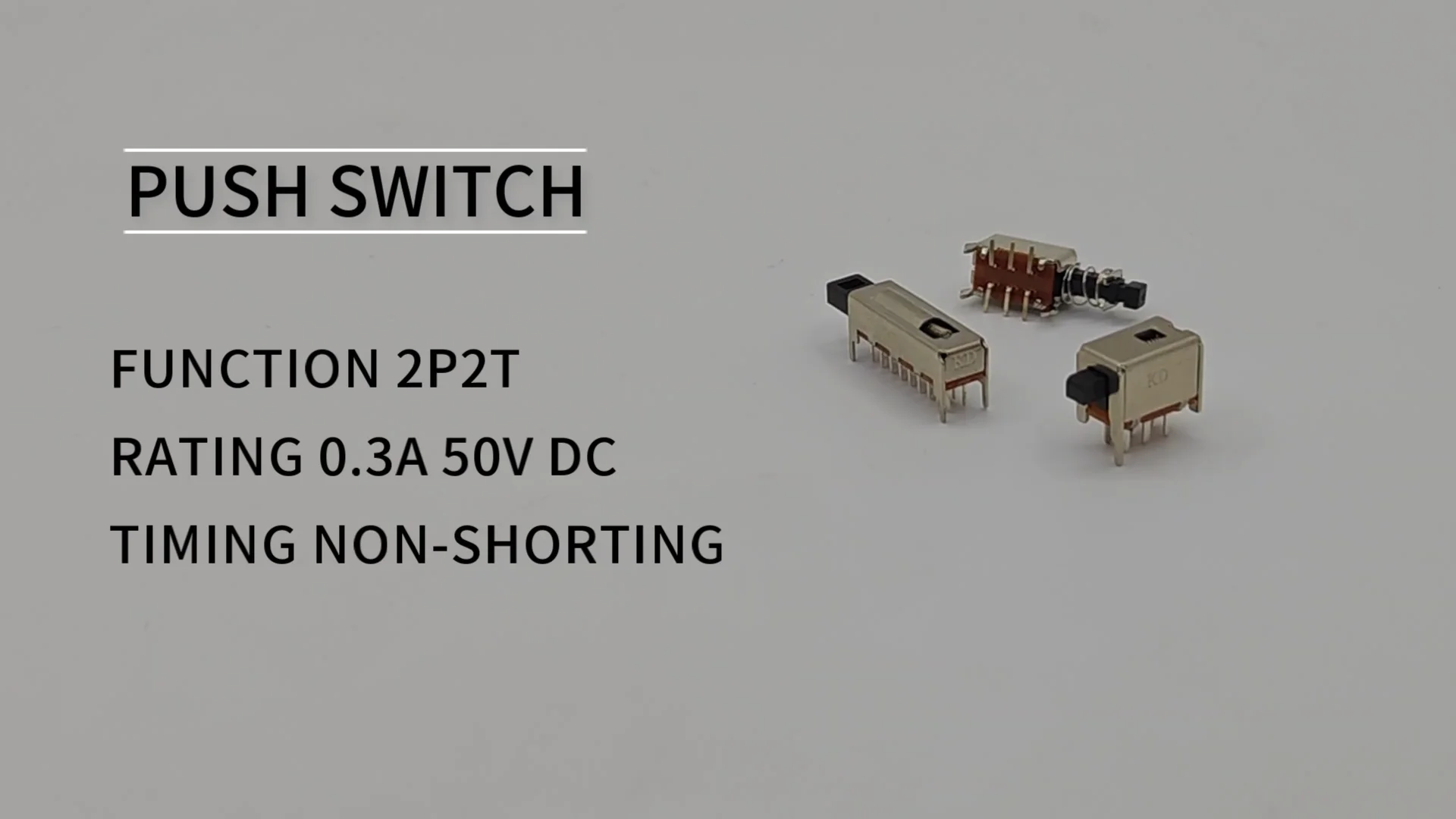 Push Button Switch Self Lock 6 Pin 2.5 Lock Travel 2p2t Screw Hole Plug-in Pcb - Buy Self Lock 6 ...