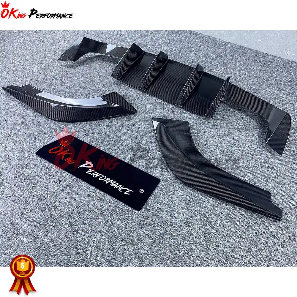 Vst Style Carbon Fiber Rear Diffuser (3pcs) For Bmw F87 M2 M2c 2016 ...