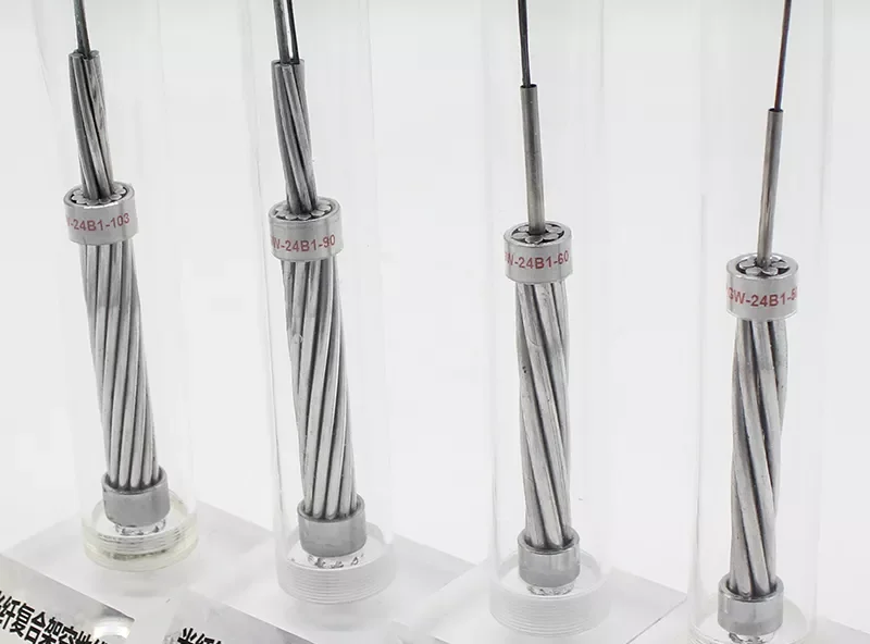 High Quality Good Price single mode G652 Optical Fiber 24/48 core Aerial Power Communication ...