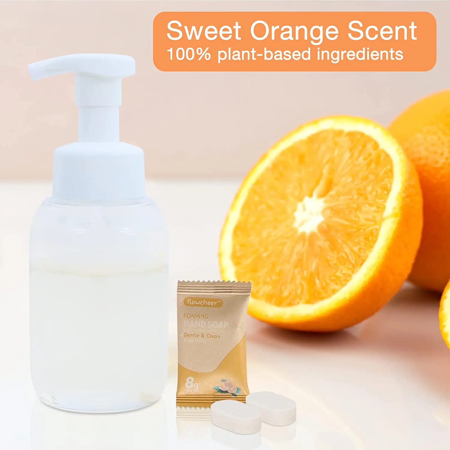 Eco-friendly Mini Portable Effervescent Foaming Hand Soap Tablets ...