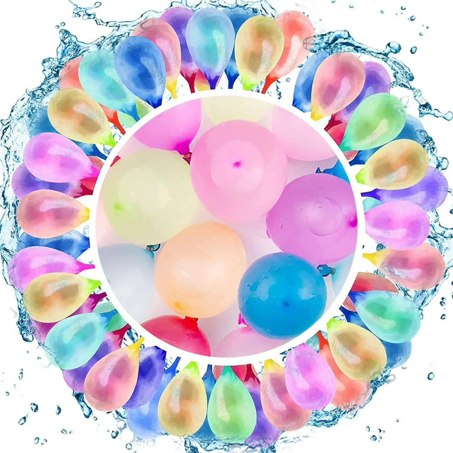 Custom Printed Quick Fill Latex Rubber Inflatable Water Balloons