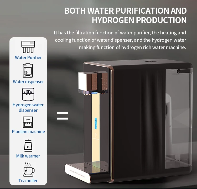 Hydrogen Water Dispenser 200gpd Ro Hydrogen Generator Drinking Water ...
