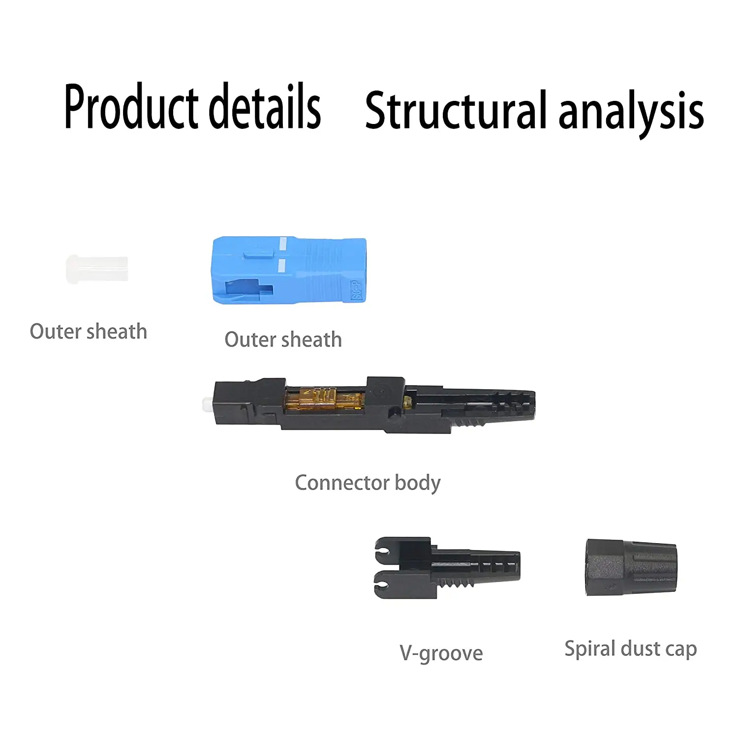 Fast Connector Sc/apc Sm Anatel Drop 2.0mm Single Mode Fast Connector ...