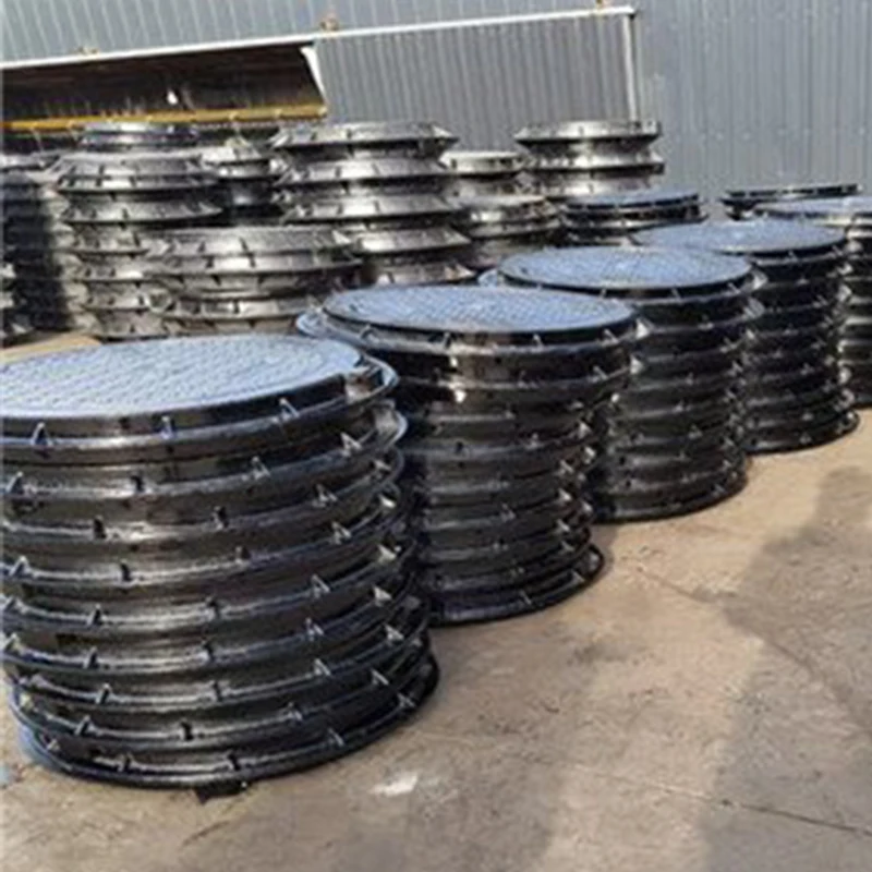 Sewer Rainwater Circular Manhole Cover Sewage Manhole Cover Ductile ...