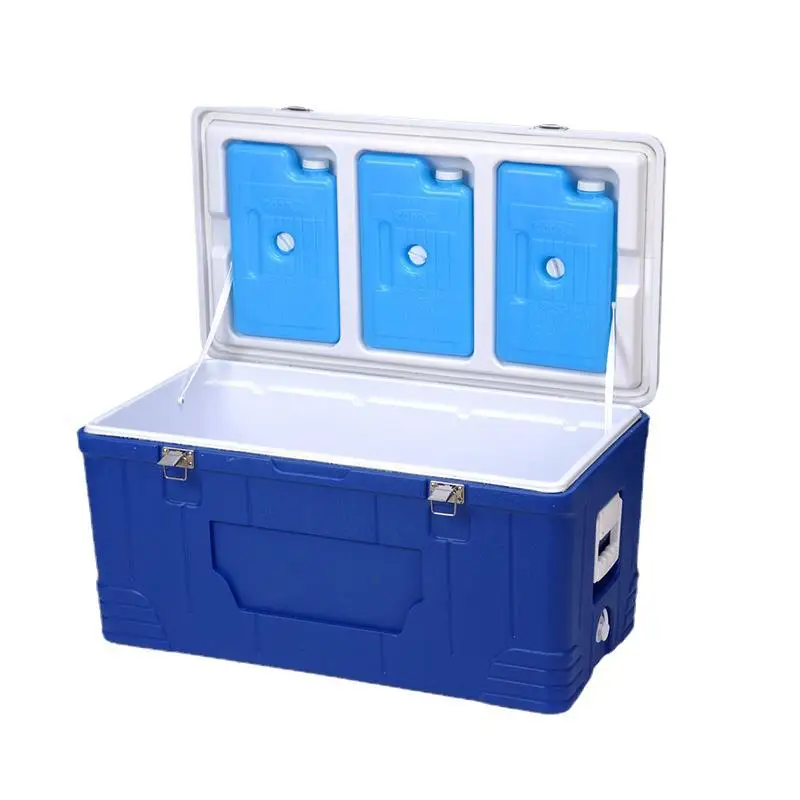 2022 80L portable wheeled lunch food ice chest cooler box| Alibaba.com