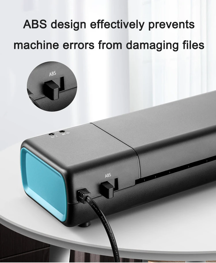 A4 Size Document Book Cover Laminating Machine Automatic Cold and Hot ...