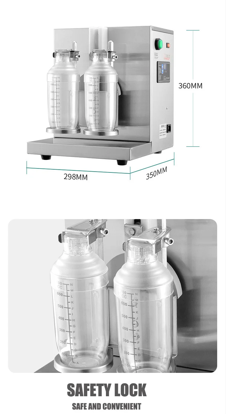 Commercial Coffee Shop Triple Spindle Milkshake Machine