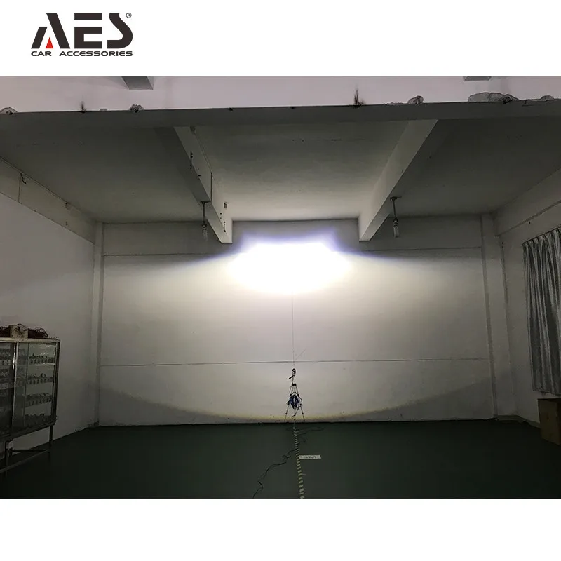 Car Accessories Aes Q8 5500k Bi Led Fog Light Tricolor High Power Foggy ...