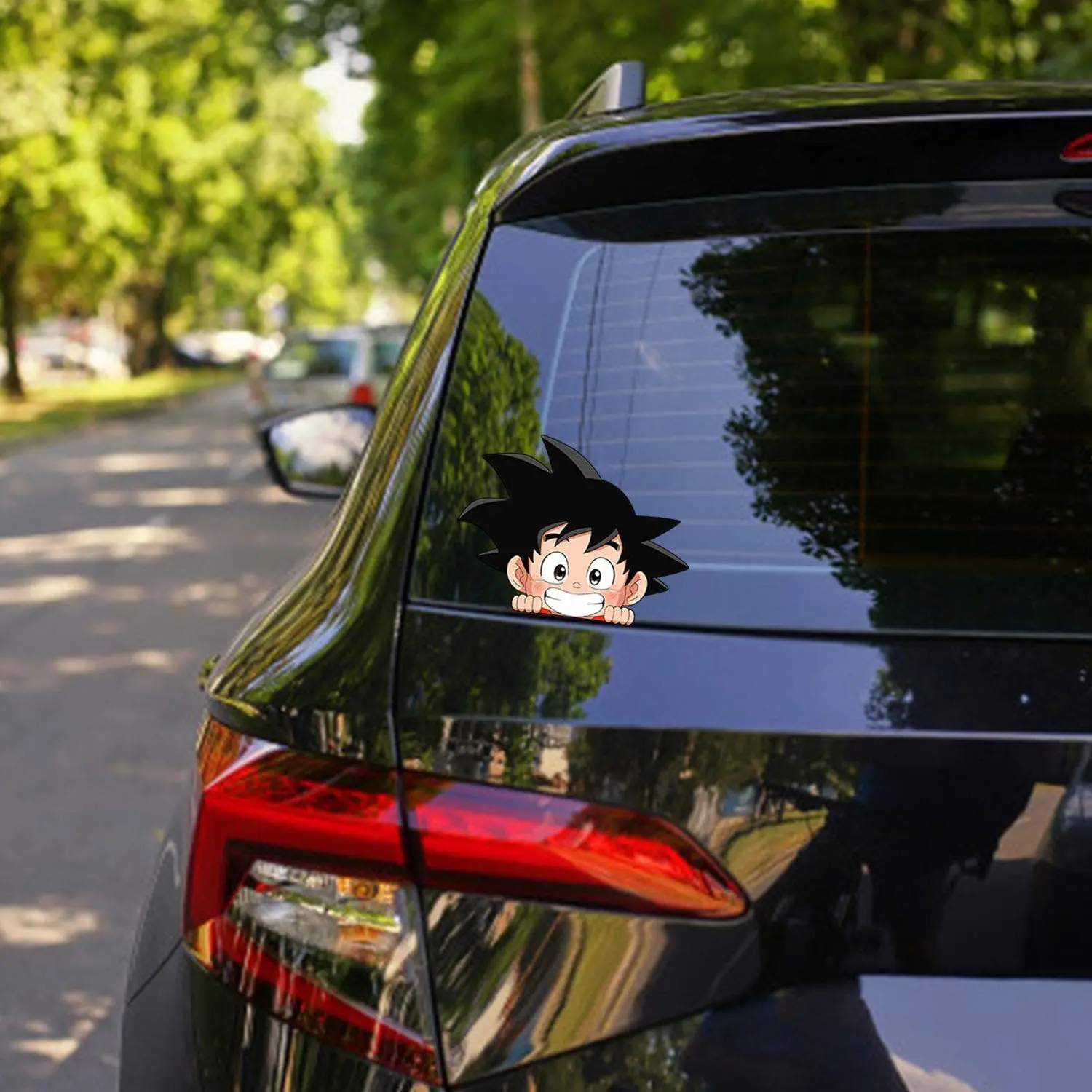 Goku Lying Window Car Sticker - JDM Decorative Sticker