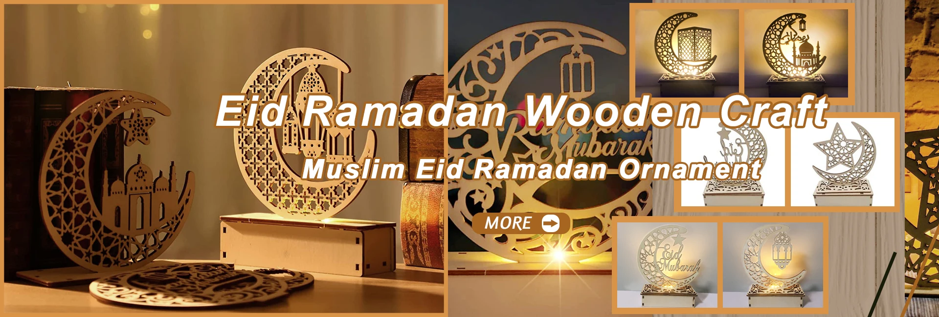 Ramadan Display Holder Eid Mubarak Dessert Pastry Tray Decorations ...