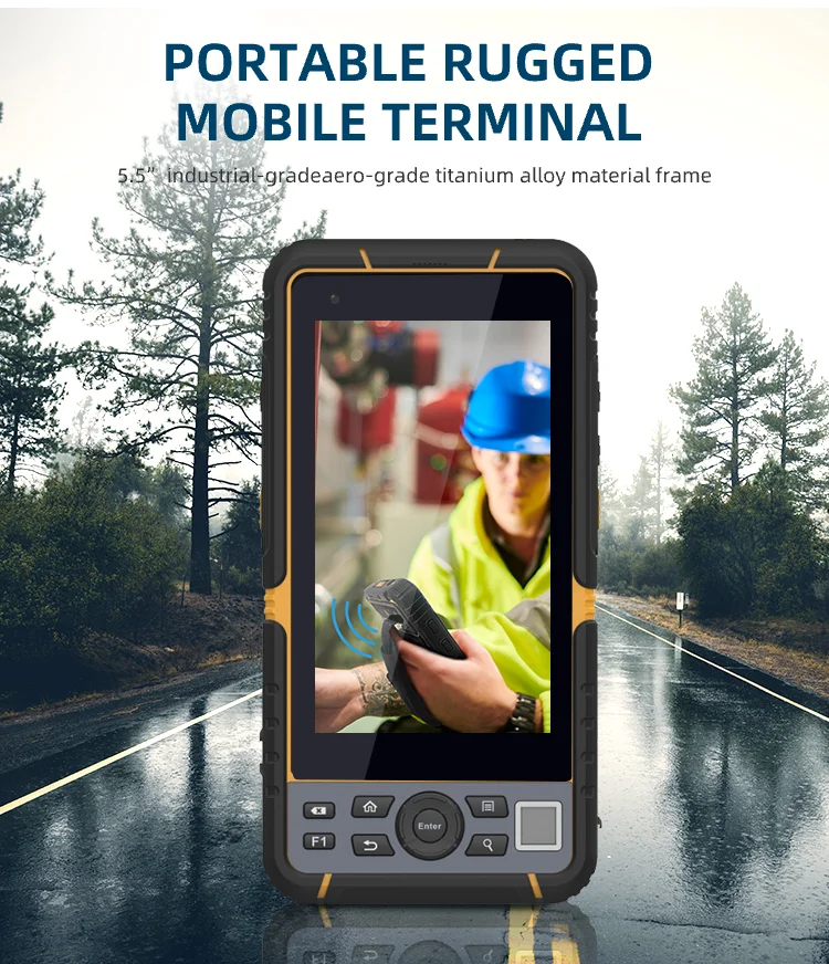 Hugerock T60 Industrial Rugged Android 13 Tablet Pc 8+128gb Handheld ...