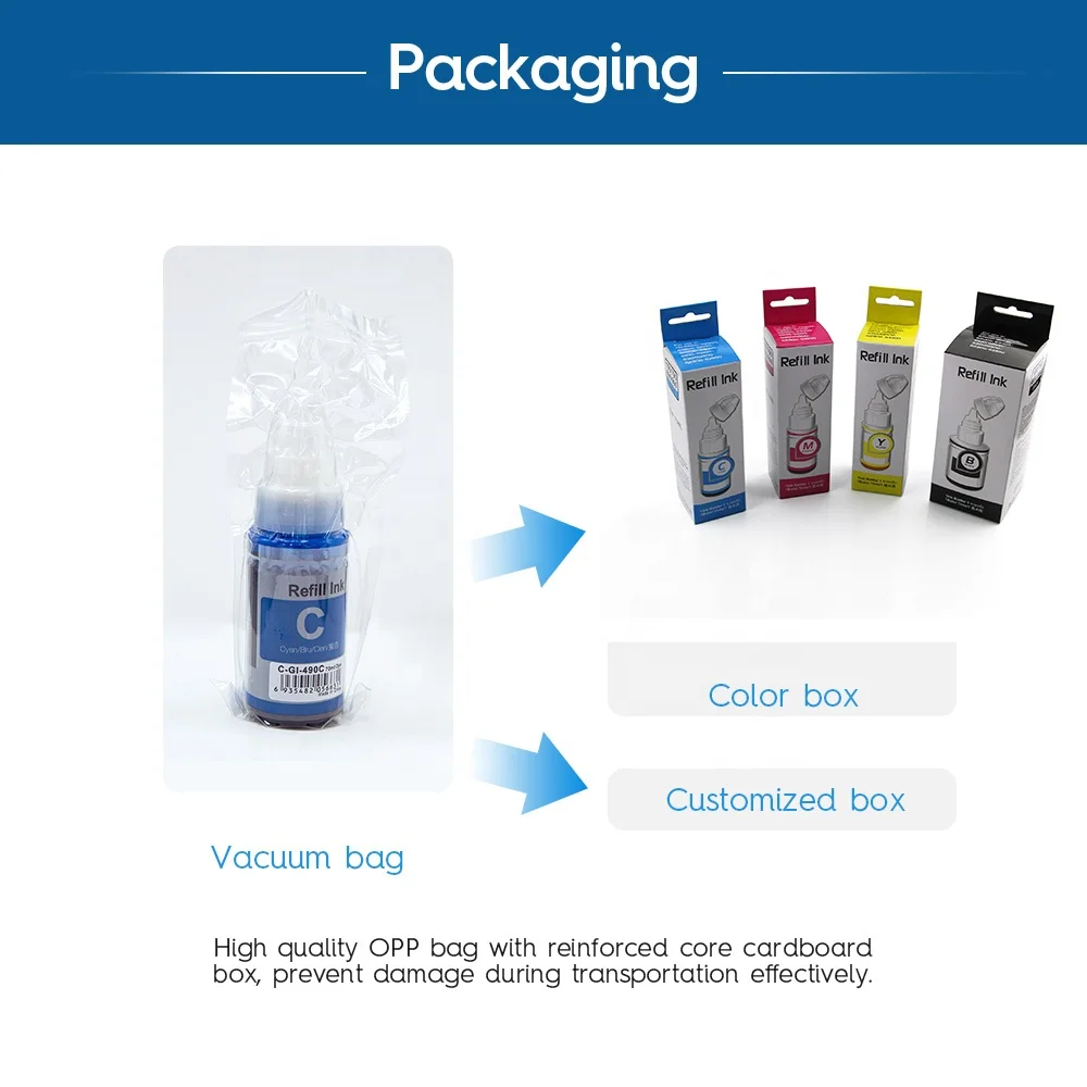 Ink-tank Gi790 Gi-790 Gi 790 Premium Compatible Bottle Refill Tintas ...