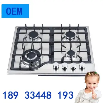 Cooktop 5 Gas Burner Recessed Stove Is Tempered Glass Kitchen Surface ...