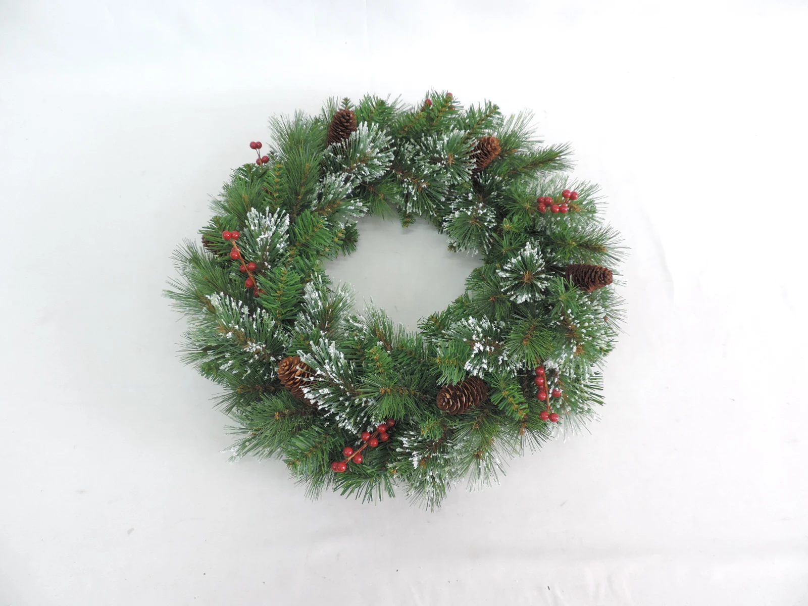 Purple PVC Artificial Wreath for Festive Christmas Door Decoration ...