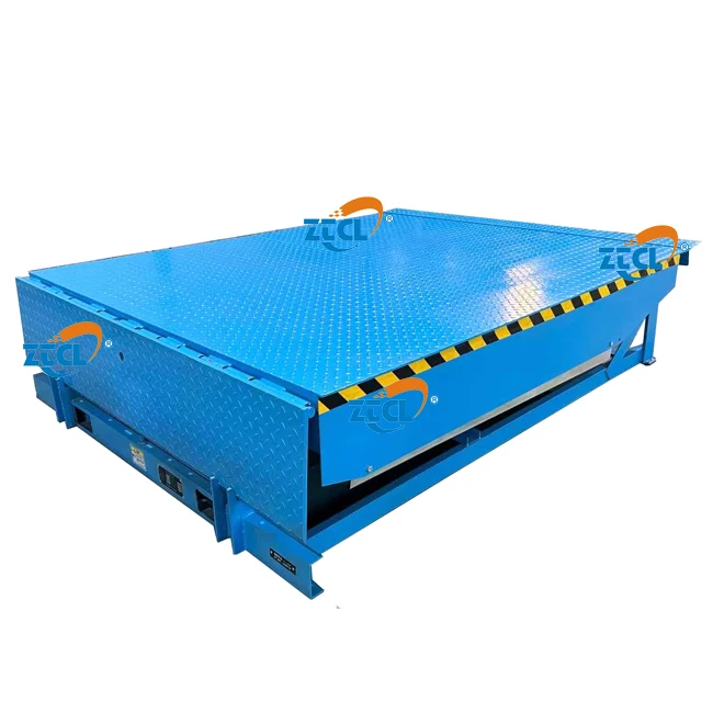 10ton 12ton Hydraulic Dock Leveler Adjustable Container Forklift Loading Unloading Dock Leveler ...