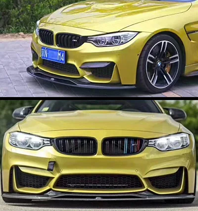PSM Style Front Lip Car Bumper Carbon Fiber Body Kit for BMW F80 M3 F82 ...