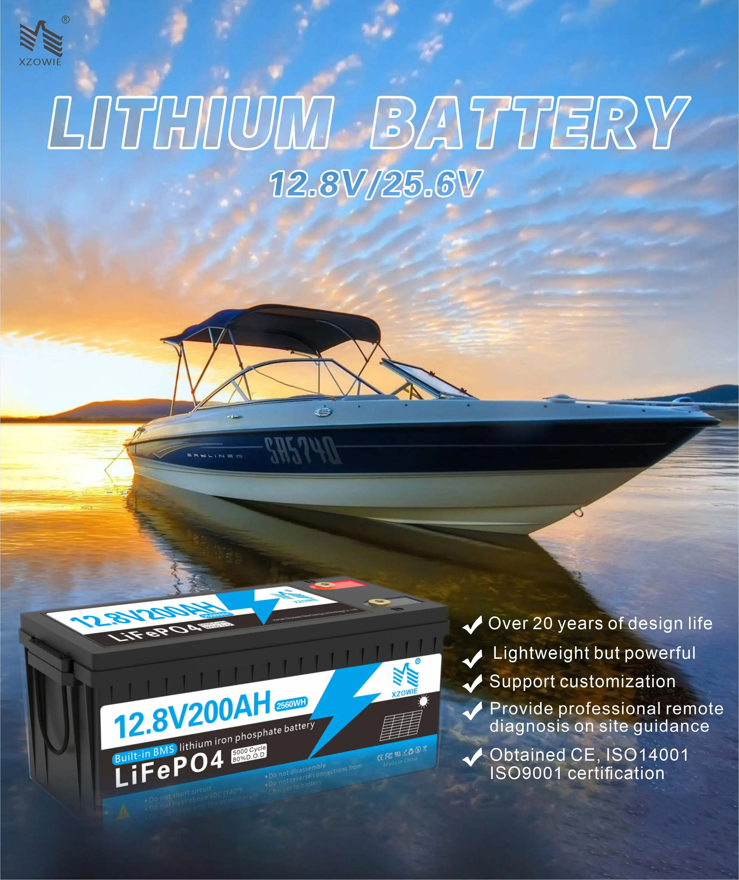Camping Car Rv 12v 150ah Lithium Battery Lifepo4 - Buy Bms Lithium Ion ...