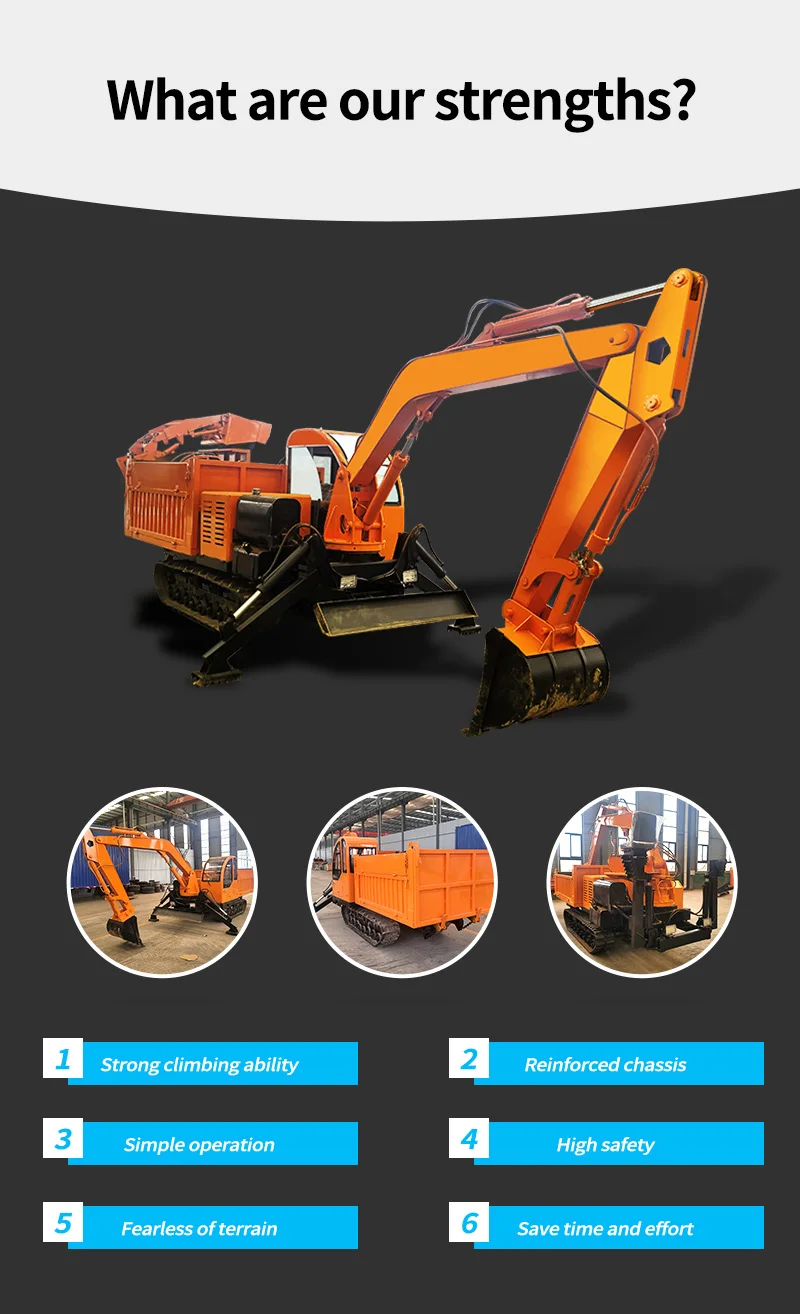 China Small Mini Crawler Dumper Truck 5 Ton Hydraulic Self Loading ...