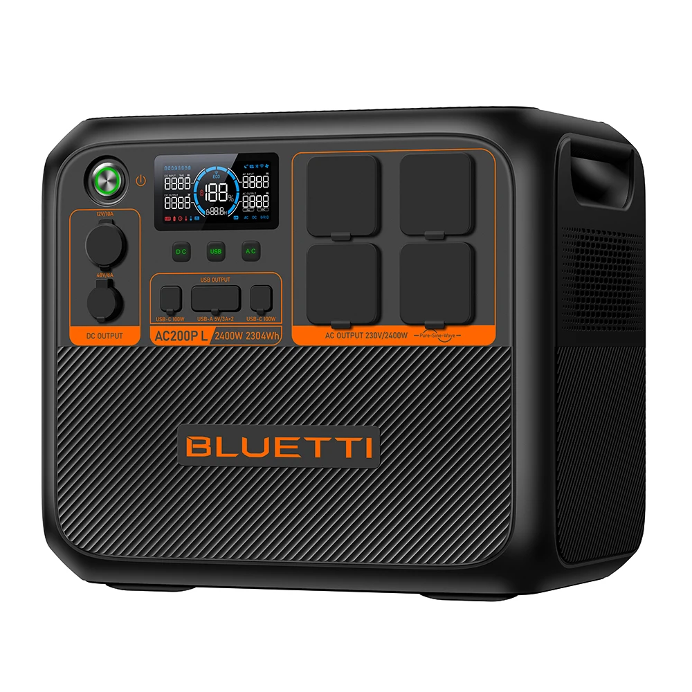 Bluetti Portable Outdoor Ac200pl 2400w 2304wh Rechargeable Emergency ...